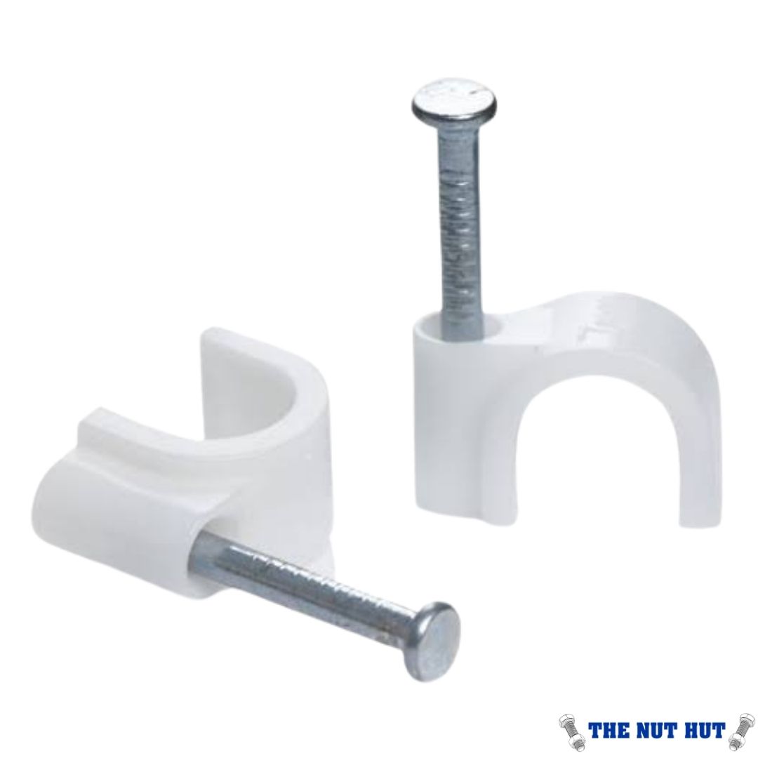 Cable Clips 5mm Pack 100 MTS MTS0294 – The Nut Hut