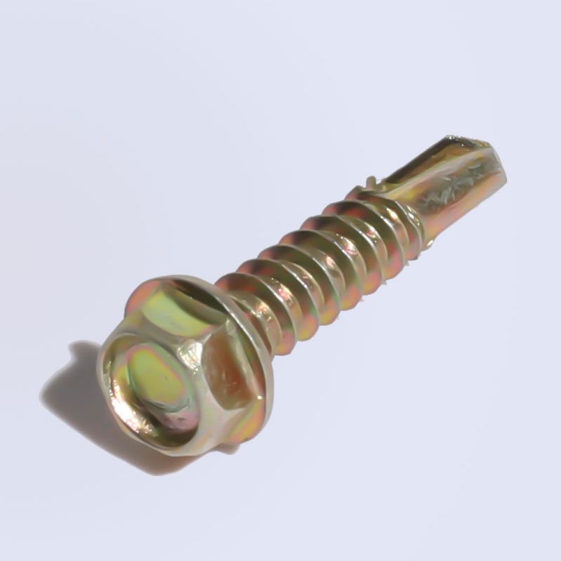 Hex Head Self Drilling Teks Screws #12(5.5)x20 YP – The Nut Hut